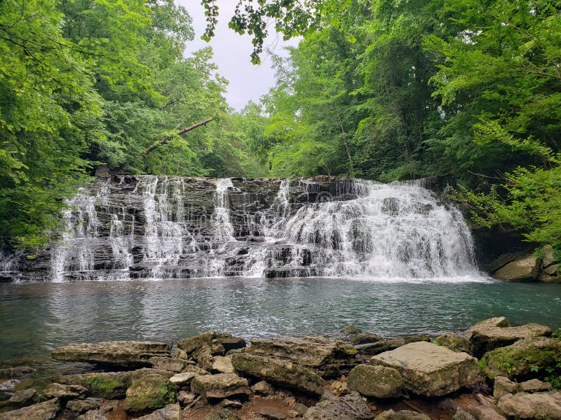 Waterfall Pool Rocks Pond Stream River Stock Image - Image of waterfall ...