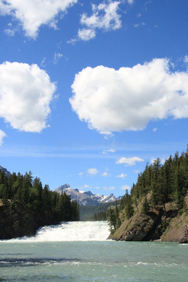 Waterfall Portrait stock image. Image of rock, landscape - 3063835