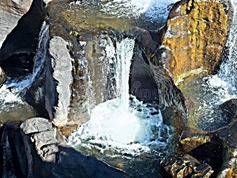 Waterfall potholes stock image. Image of limpopo, south - 44250911