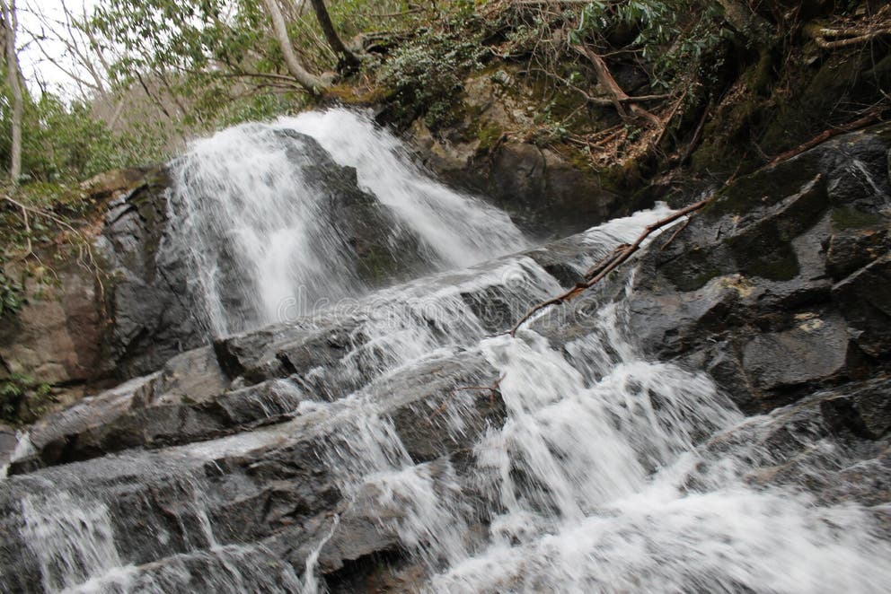 Waterfall stock image. Image of waterfall, waterfall2 - 97493127