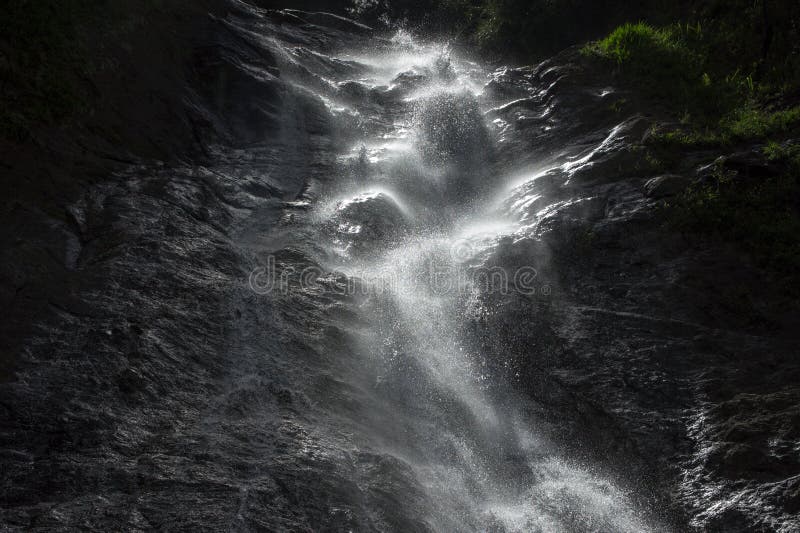 Waterfall and reflection stock image. Image of white - 32679225
