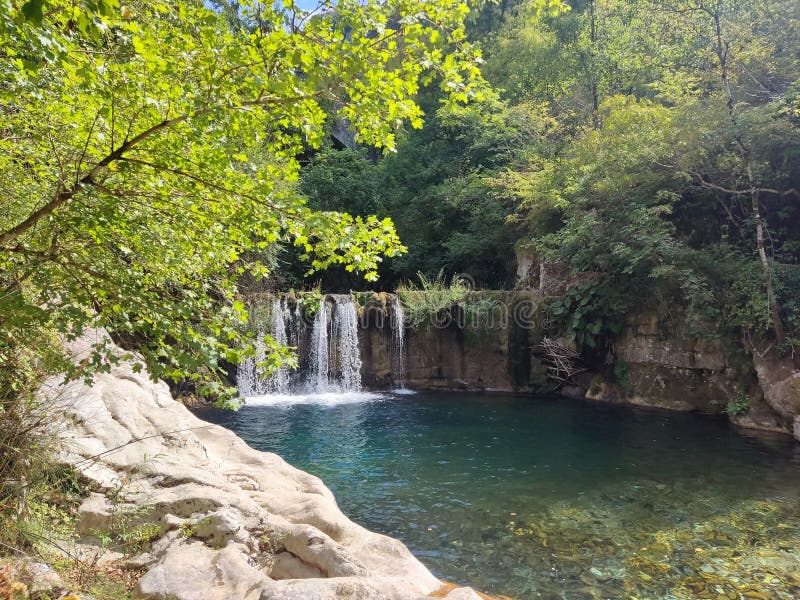Waterfall River Calore Italy Stock Photos - Free & Royalty-Free Stock ...