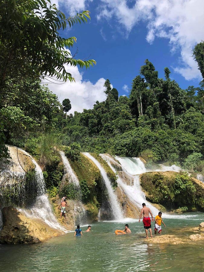The Waterfall and River at Davao Oriental Philippines Editorial Stock ...
