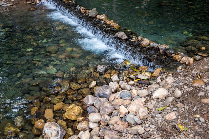 Waterfall in River that Flow from High To Low Point Stock Photo - Image ...