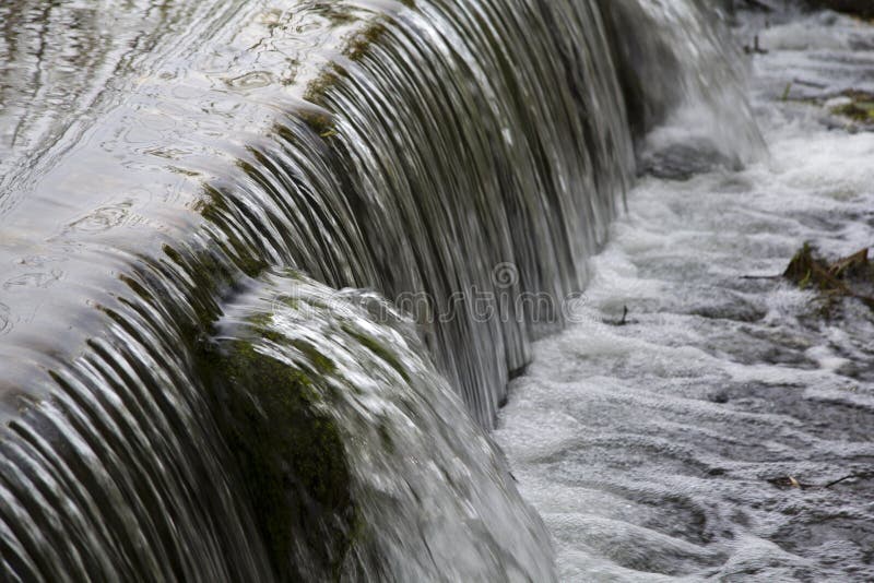 Waterfall on the River Misbourne in the Chilterns Stock Photo - Image ...
