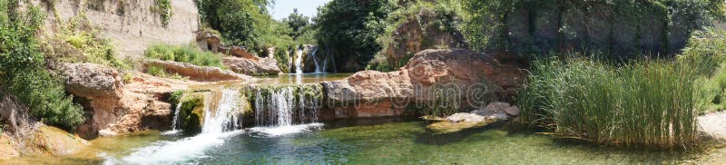 Waterfall stock image. Image of pool, river, swimming - 32829633
