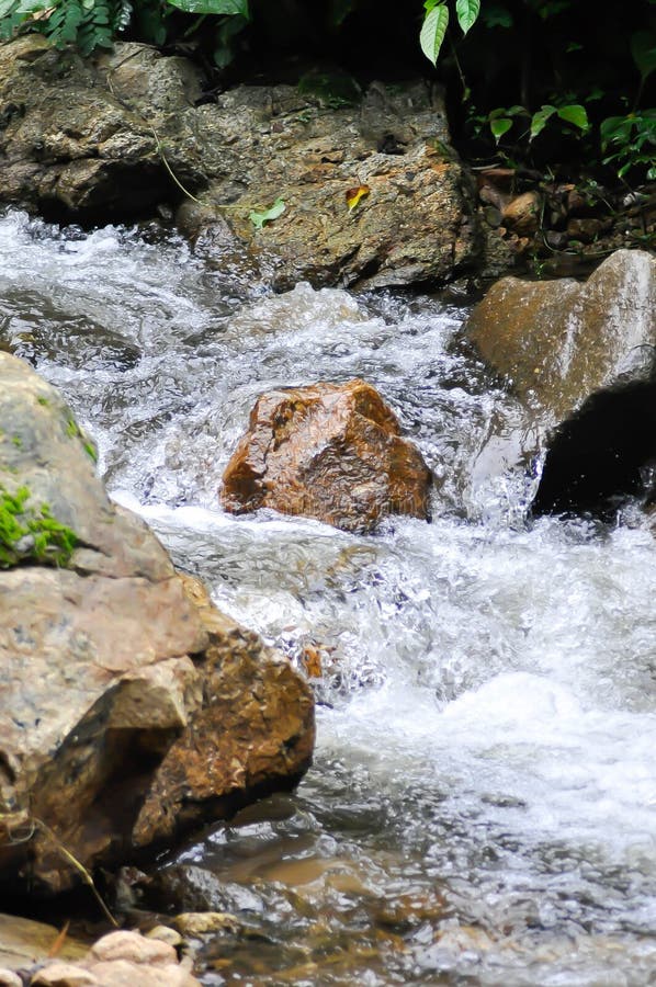 Waterfall , River and Rock or Splash Stock Image - Image of nature ...