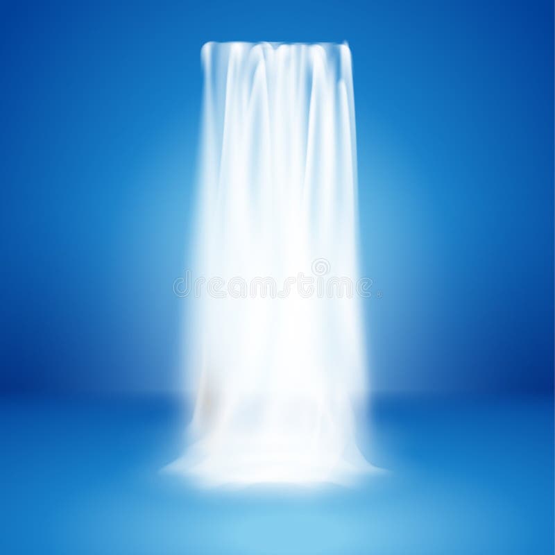 Waterfall River Vector Isolated Stream Mountain Waterfall Transparent ...