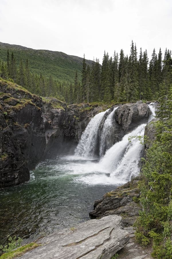 Waterfall - Rjukandefoss stock photo. Image of white - 38829662
