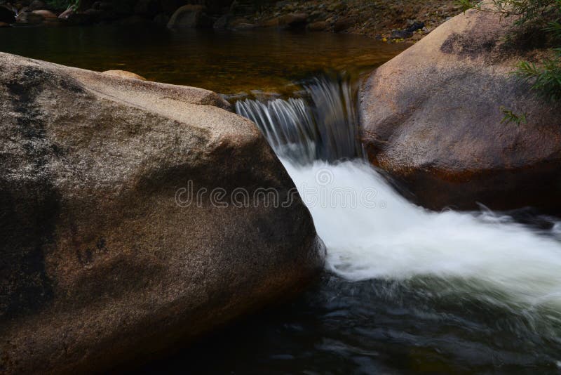 Waterfall top view stock photo. Image of tropical, tree - 120307972