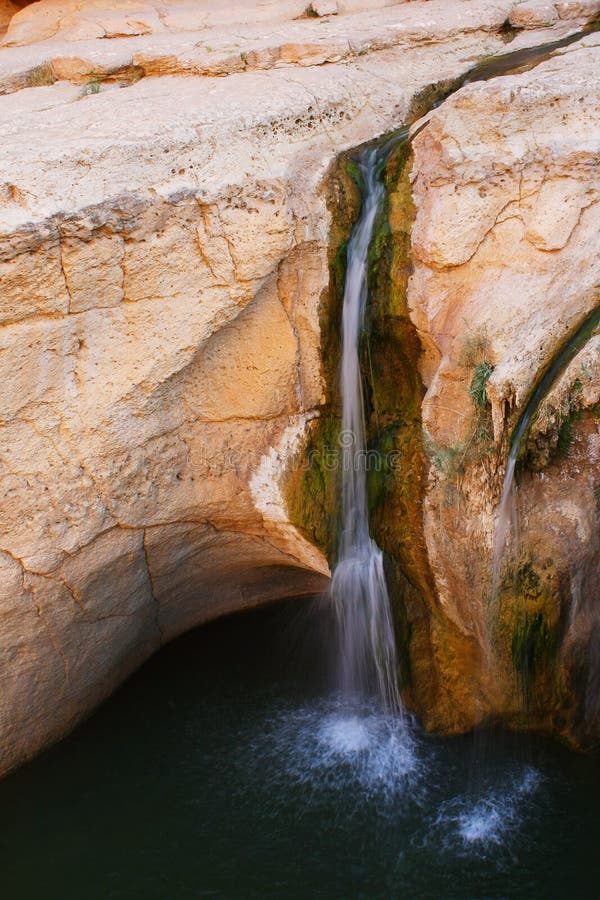 Waterfall in rocks stock photo. Image of desert, oasis - 11791548