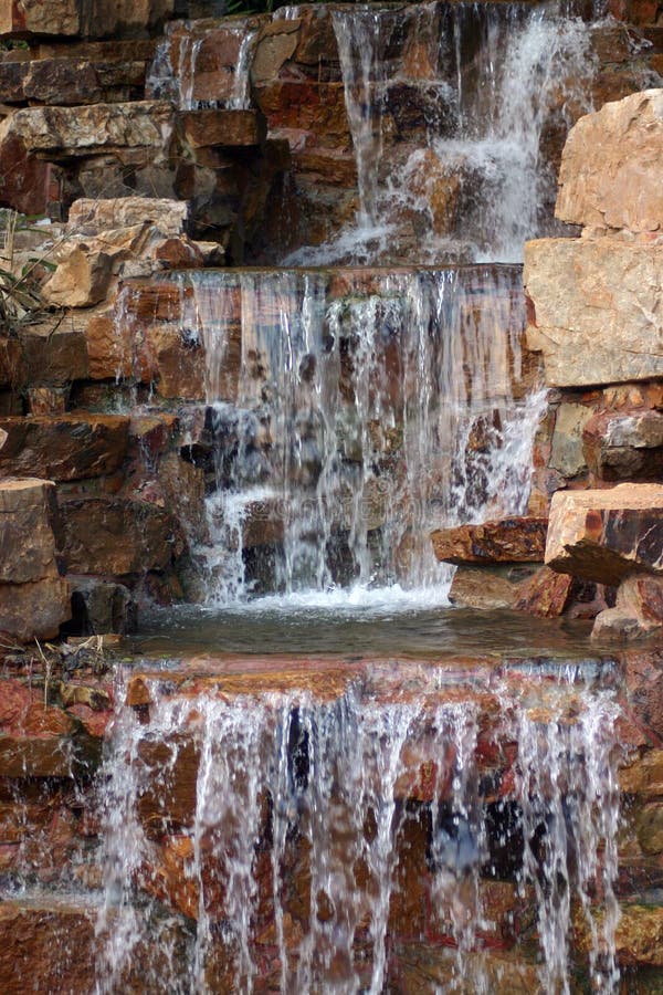 Waterfall and Rocks stock photo. Image of cascade, flowing - 4305698