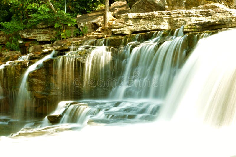 Waterfall between the Rocks Nature Stock Image - Image of environment ...