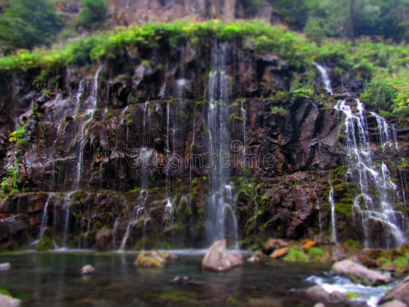 Waterfall On Rocks Picture. Image: 93798239
