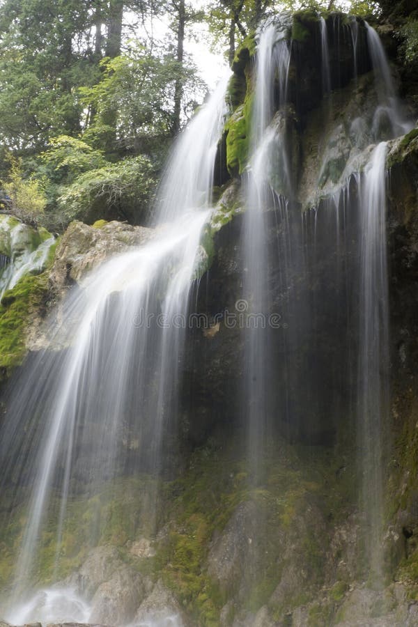 Waterfall stock photo. Image of falls, moss, outdoor - 48569888