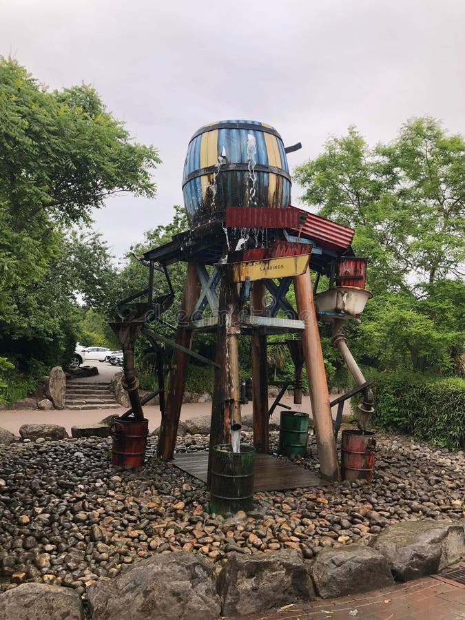 Waterfall rustic england stock photo. Image of plant - 238515196