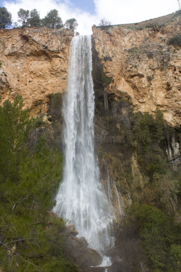 Waterfall of the Salt De Alcoy Stock Photo - Image of forest, aquatic ...