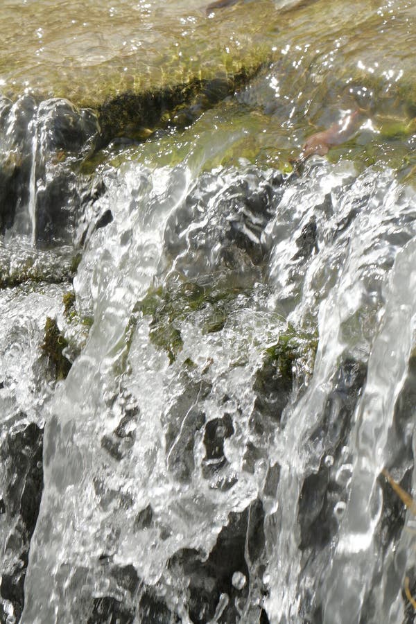 Waterfall Scene in White Water Stock Image - Image of paradise, ecology ...