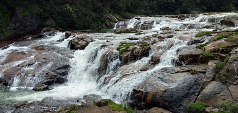 Waterfall Scenic View, the Pykara River Rises at Mukurthi Peak, River ...