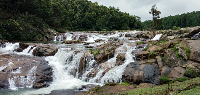 Waterfall Scenic View, the Pykara River Rises at Mukurthi Peak, River ...