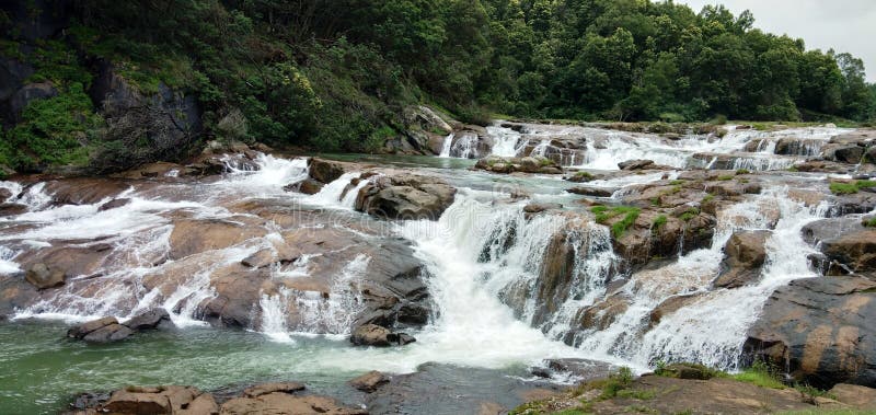 Waterfall Scenic View, the Pykara River Rises at Mukurthi Peak, River ...