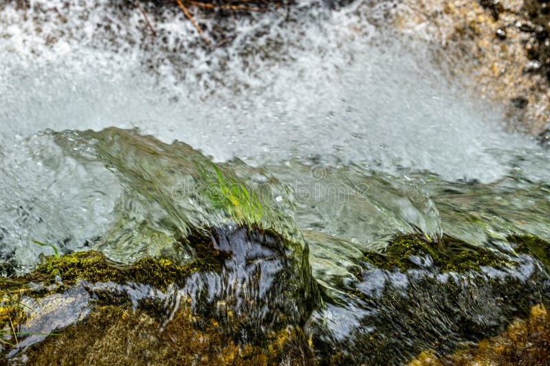 The Waterfall Seen from Above Stock Photo - Image of national ...