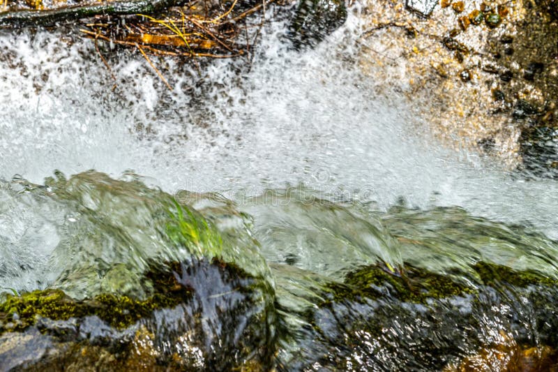 The Waterfall Seen from Above Stock Image - Image of landscape, nature ...