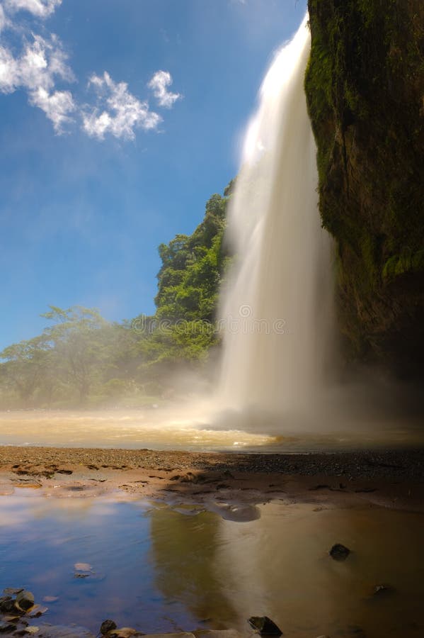Waterfall side view stock photo. Image of beautiful, landscape - 22462966