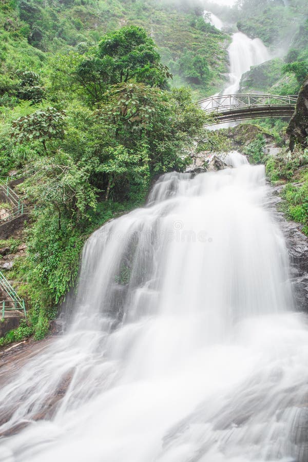 Female Model Around Waterfalls of Costa Rica Editorial Photo - Image of ...