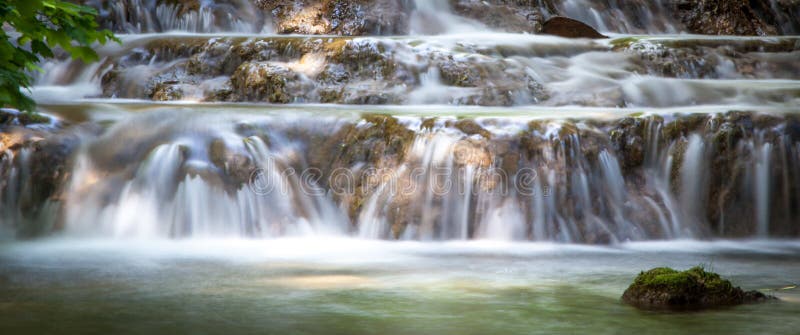 Waterfall, Slovakia stock photo. Image of forest, motion - 41741262