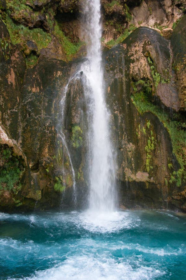 Waterfall at the Source of the River Stock Photo - Image of rocks ...
