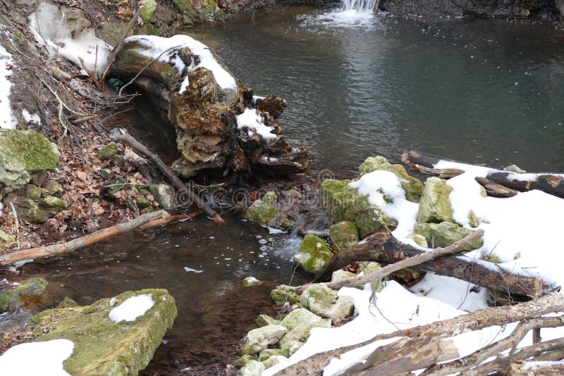 Waterfall sourse stock photo. Image of sourse, forest - 85438210