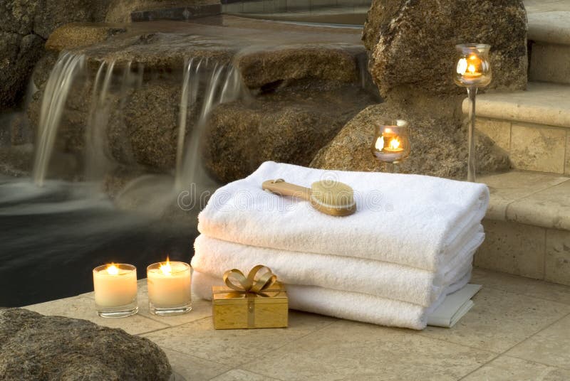 Waterfall spa 1 stock photo. Image of aroma, alternative - 1787398