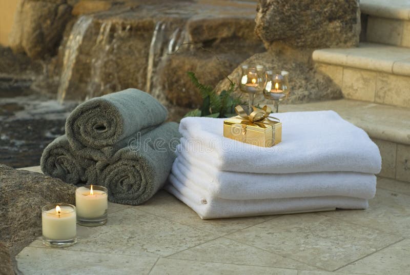 Waterfall spa 1 stock image. Image of meditation, pure - 1787481