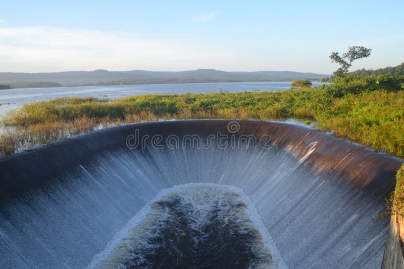 Waterfall stock photo. Image of catchment, irrigation - 54499560
