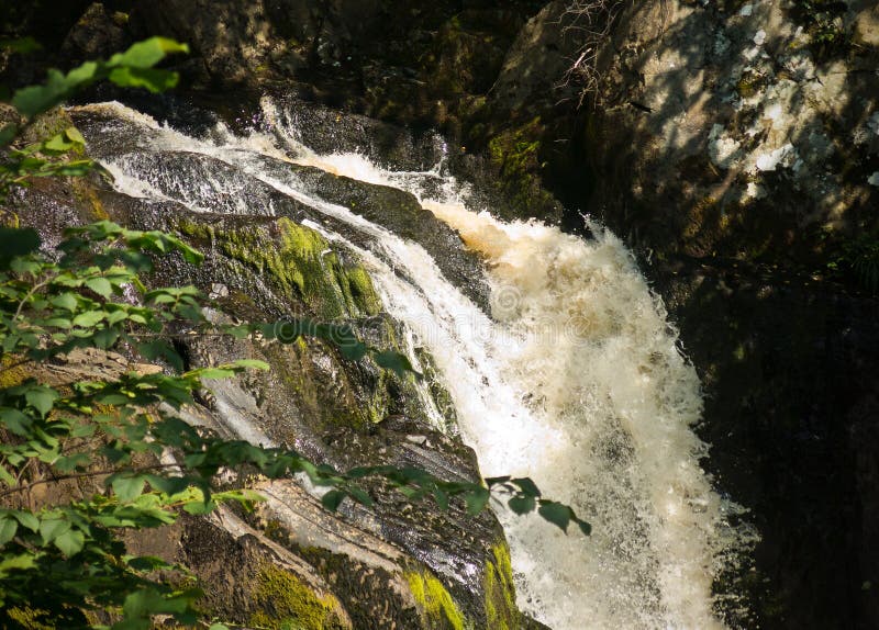 Waterfall splash stock photo. Image of light, rocks, waterfalls - 75869240