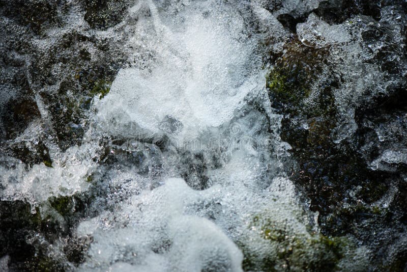 Waterfall Splashes in Closeup Stock Image - Image of waterfall, travel ...