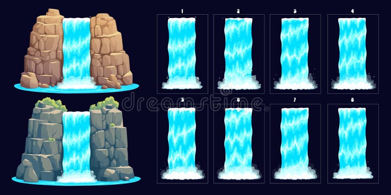 Waterfall Sprite Stock Illustrations – 74 Waterfall Sprite Stock ...