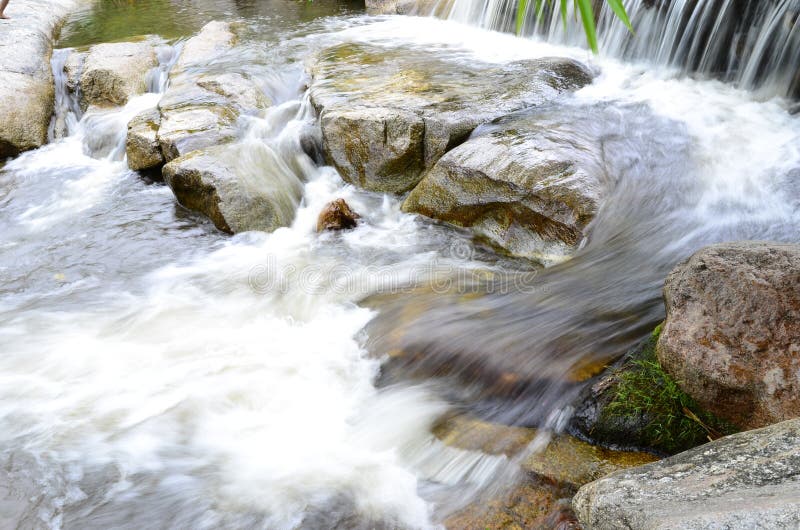 Big waterfall with steam stock photo. Image of beautiful - 33091228
