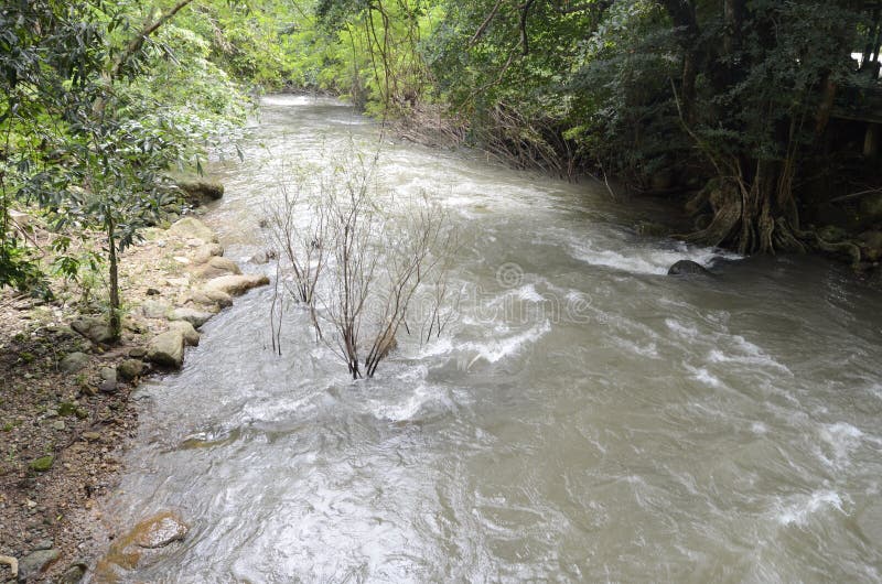 Big waterfall with steam stock photo. Image of beautiful - 33091228