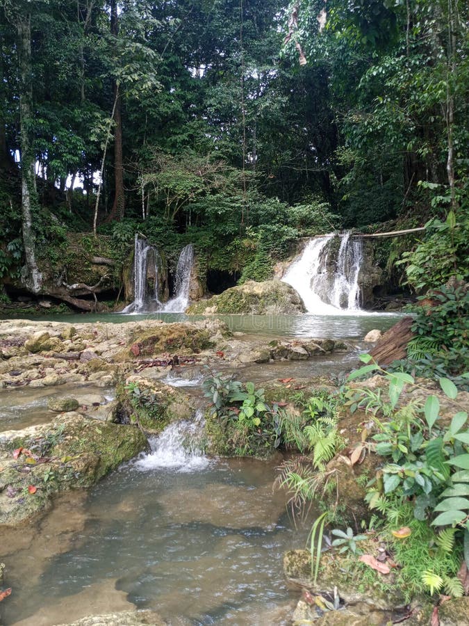 Still Waterfall stock image. Image of waterfall, still - 14046431