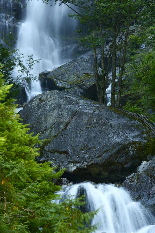 Waterfall and Stones stock photo. Image of flowing, rocks - 28942774