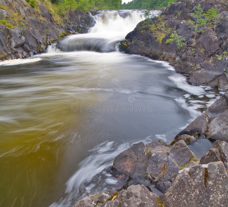 Waterfall In Stones Picture. Image: 8588165