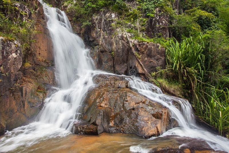 Waterfall stock image. Image of waterfall, view, scenic - 80068387