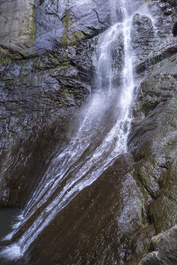 Waterfall on the Stream Le Torrent or Le Torrentfall Cascade Du Torrent ...