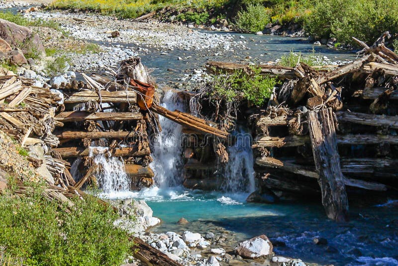 Waterfall Struture Falling Down Stock Image - Image of town, flow: 82797827