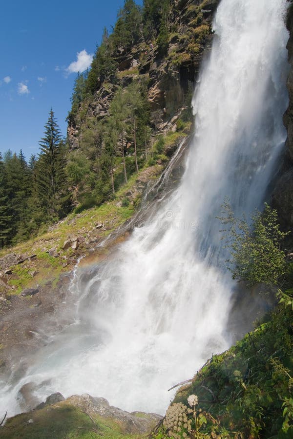 Stuiben fall in Otztal stock image. Image of drop, alpine - 23210143