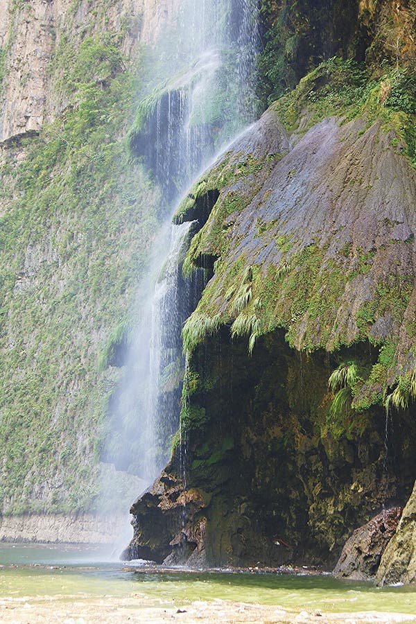 Waterfall, Sumidero Canyon, Tuxtla, Chiapas, Mexico Stock Photo - Image ...