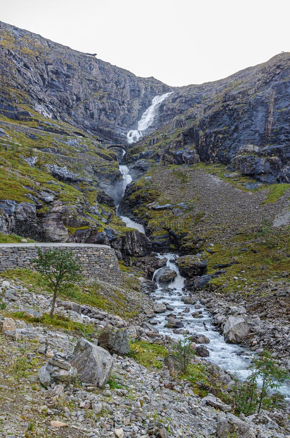 Waterfall stock photo. Image of green, autumn, light - 262559112