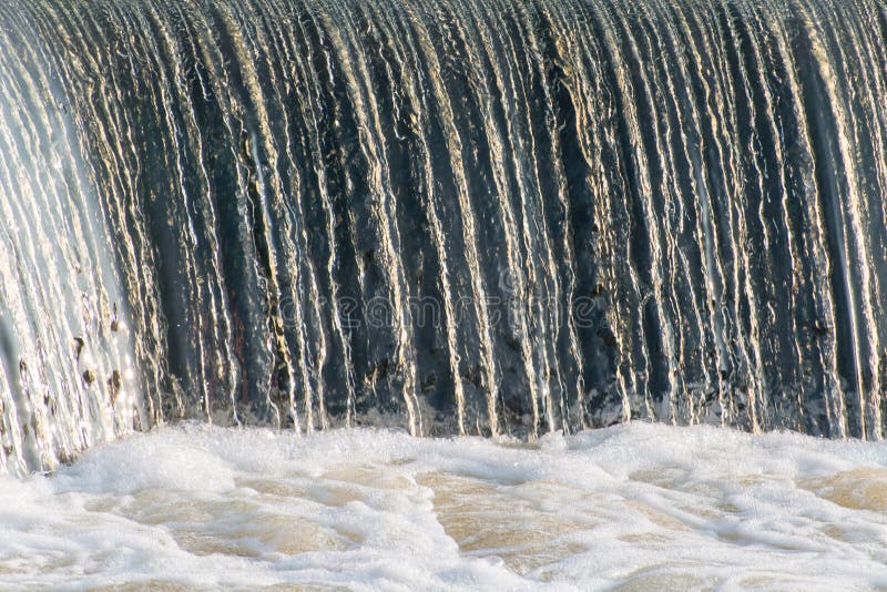 Waterfall and Swirling Water Stock Image - Image of stone, tropical ...